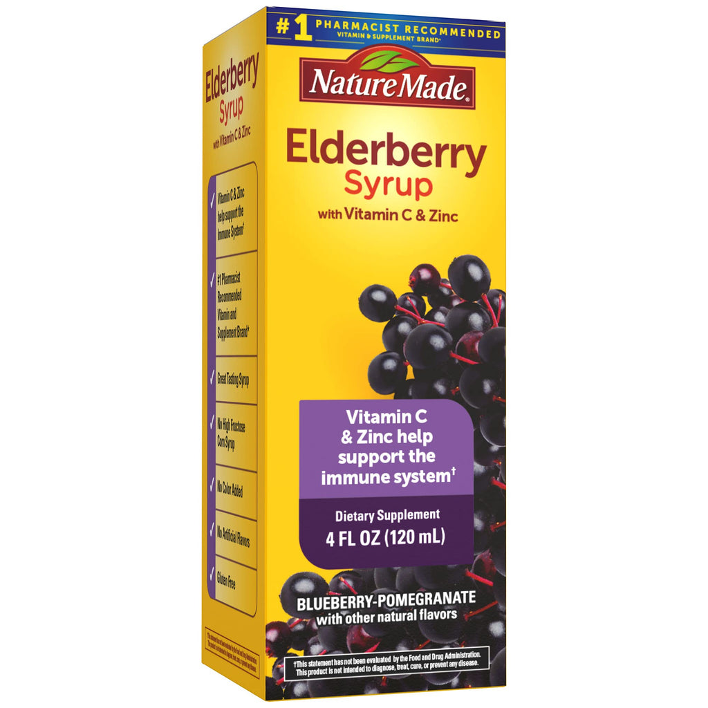 Elderberry syrup with vitamin C benefits
