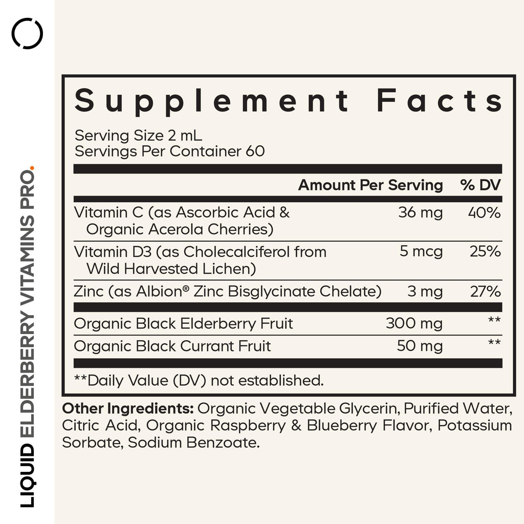elderberry syrup with vitamin C