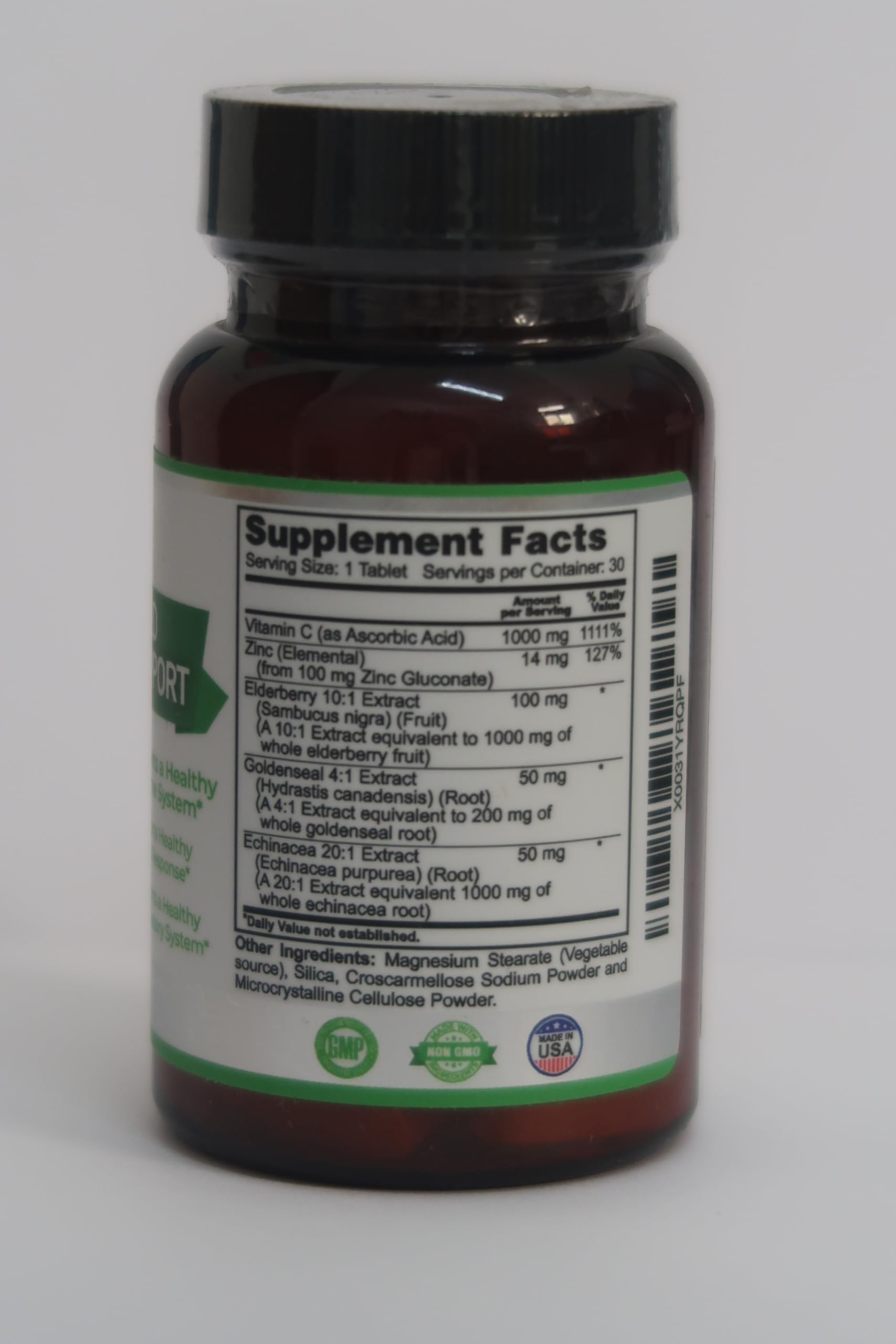 elderberry tablets with goldenseal extract