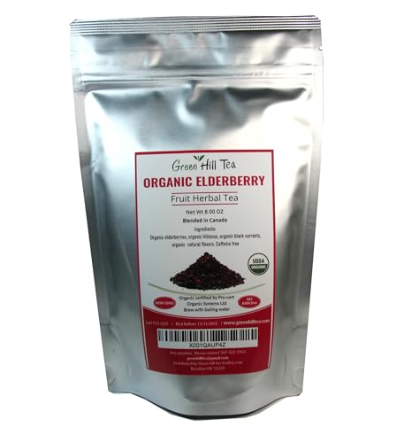 Elderberry tea for a healthy lifestyle