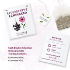 Elderberry tea for cold relief