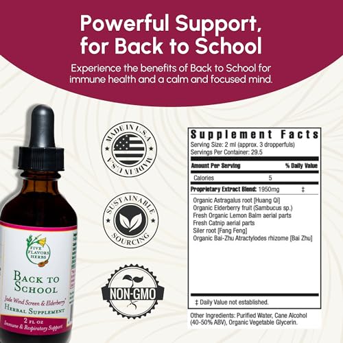 Elderberry tincture for cold and flu