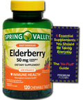 Elderberry vitamin C immune support