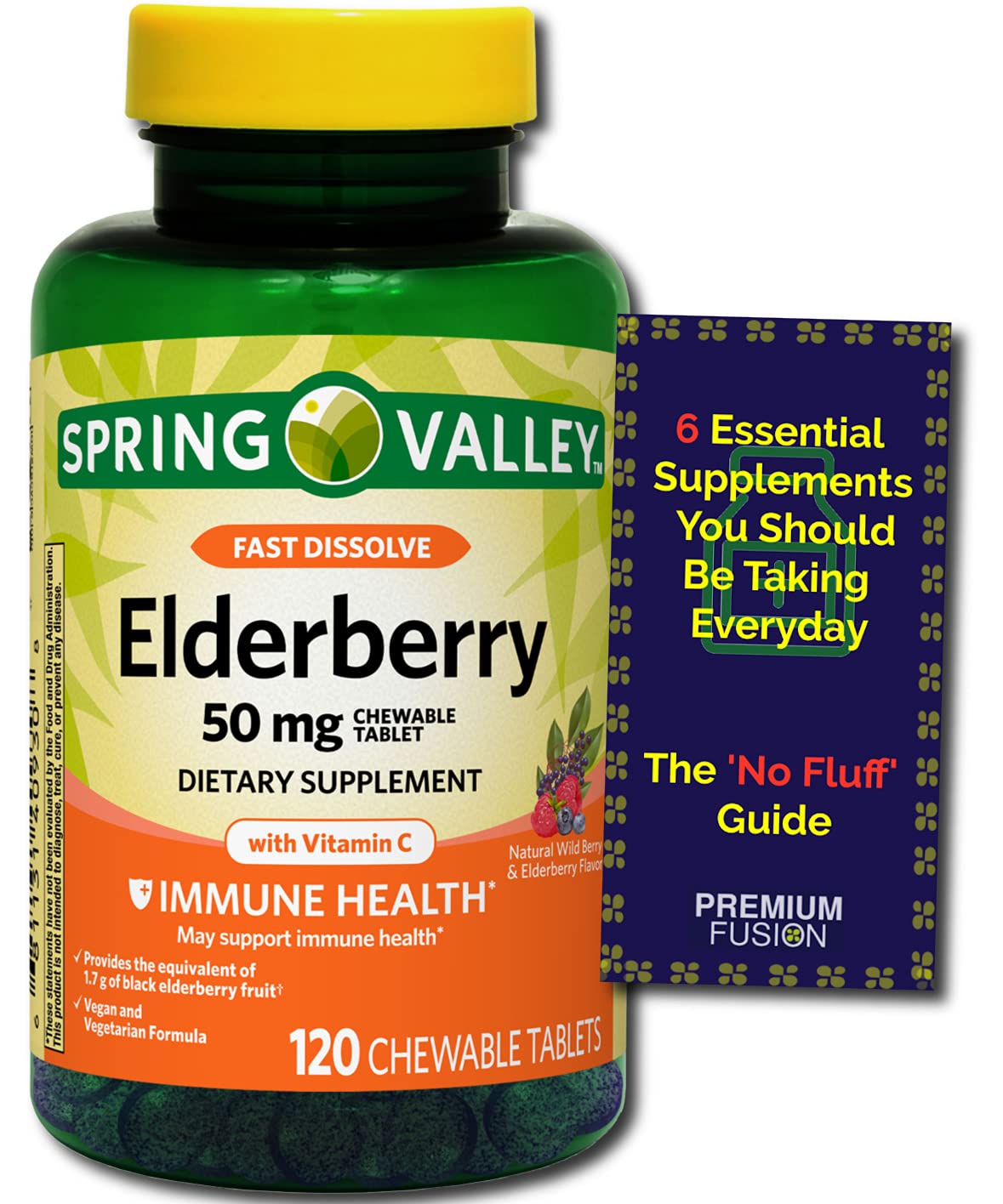 Elderberry vitamin C immune support