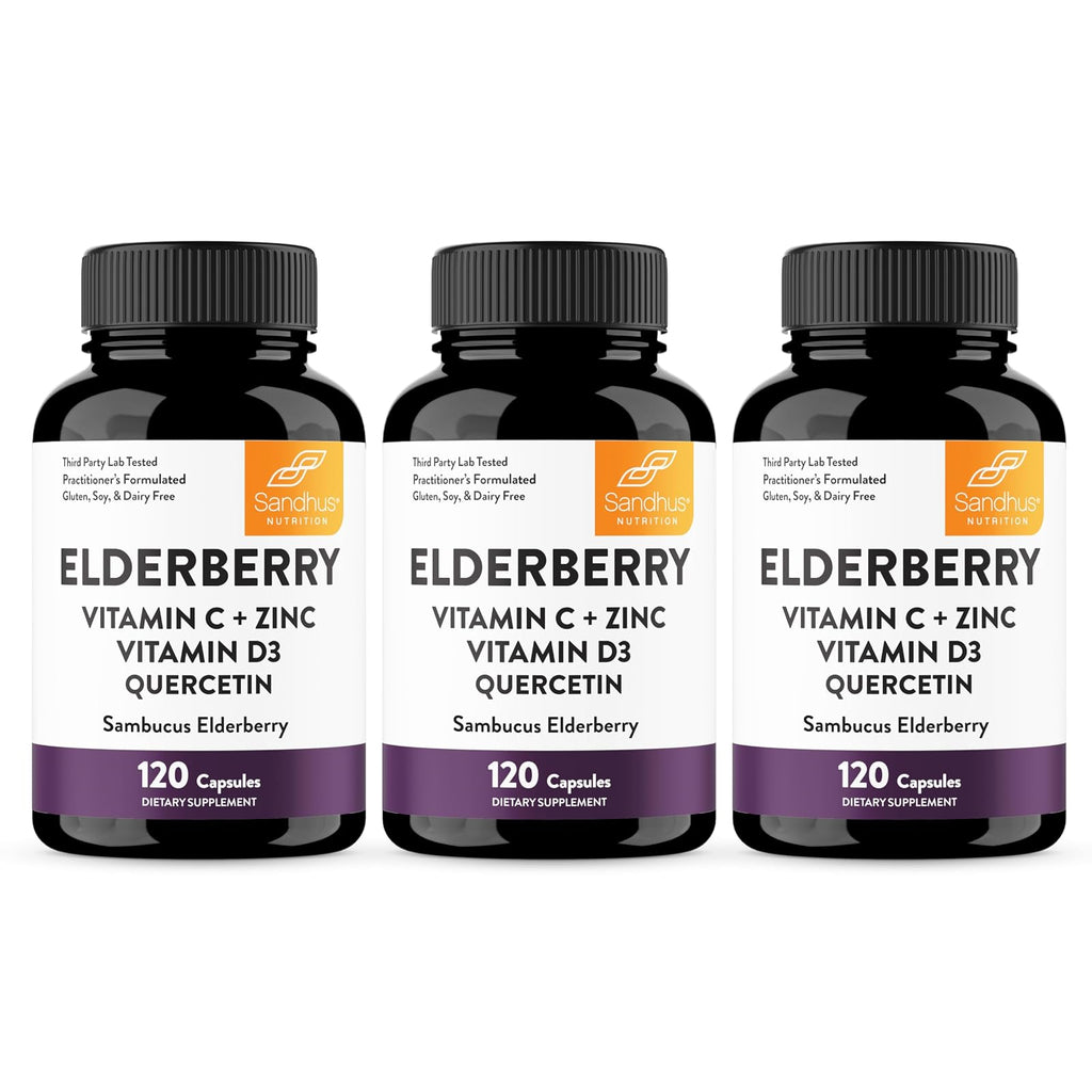 Elderberry vitamin C immune support