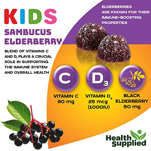 Elderberry vitamins for overall wellness