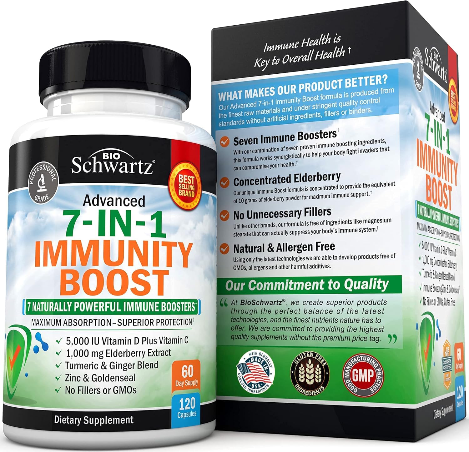 Elderberry wellness supplement 120ct