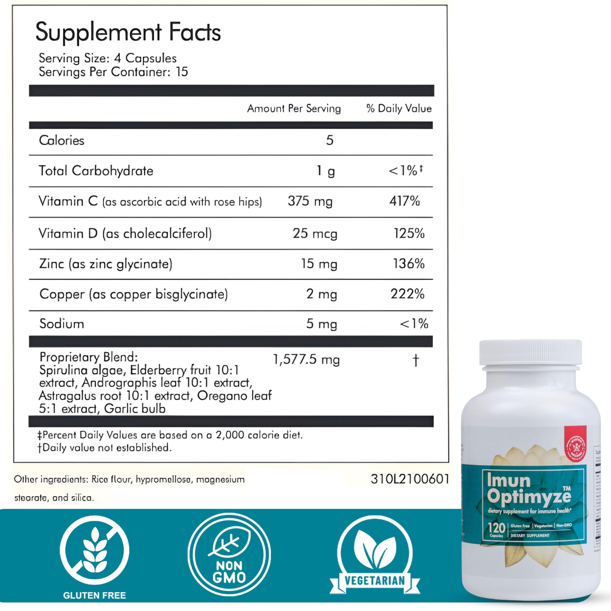 elderberry wellness support in a bottle