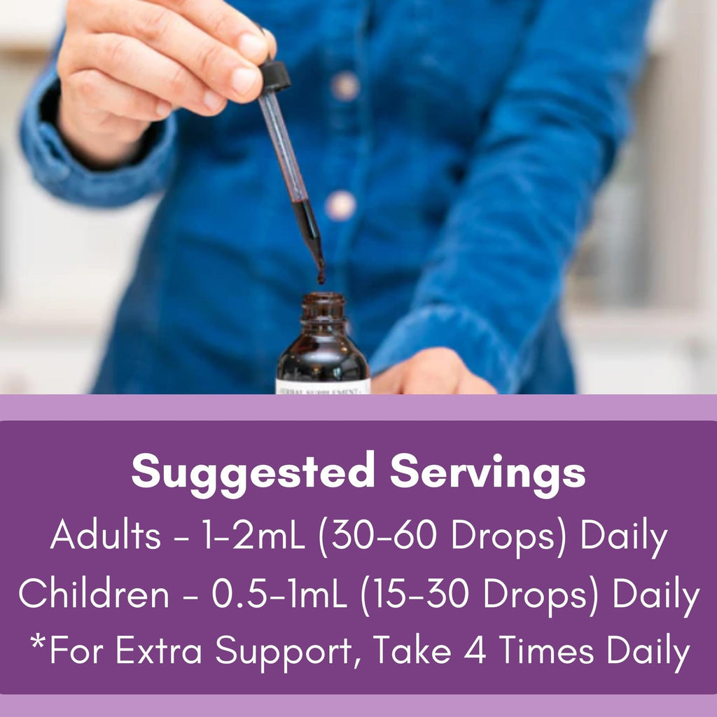 Elderberry wellness tincture for adults