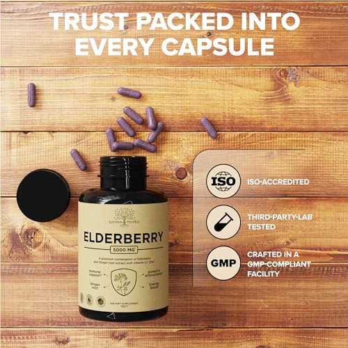 Elderberry with ginger for digestive support