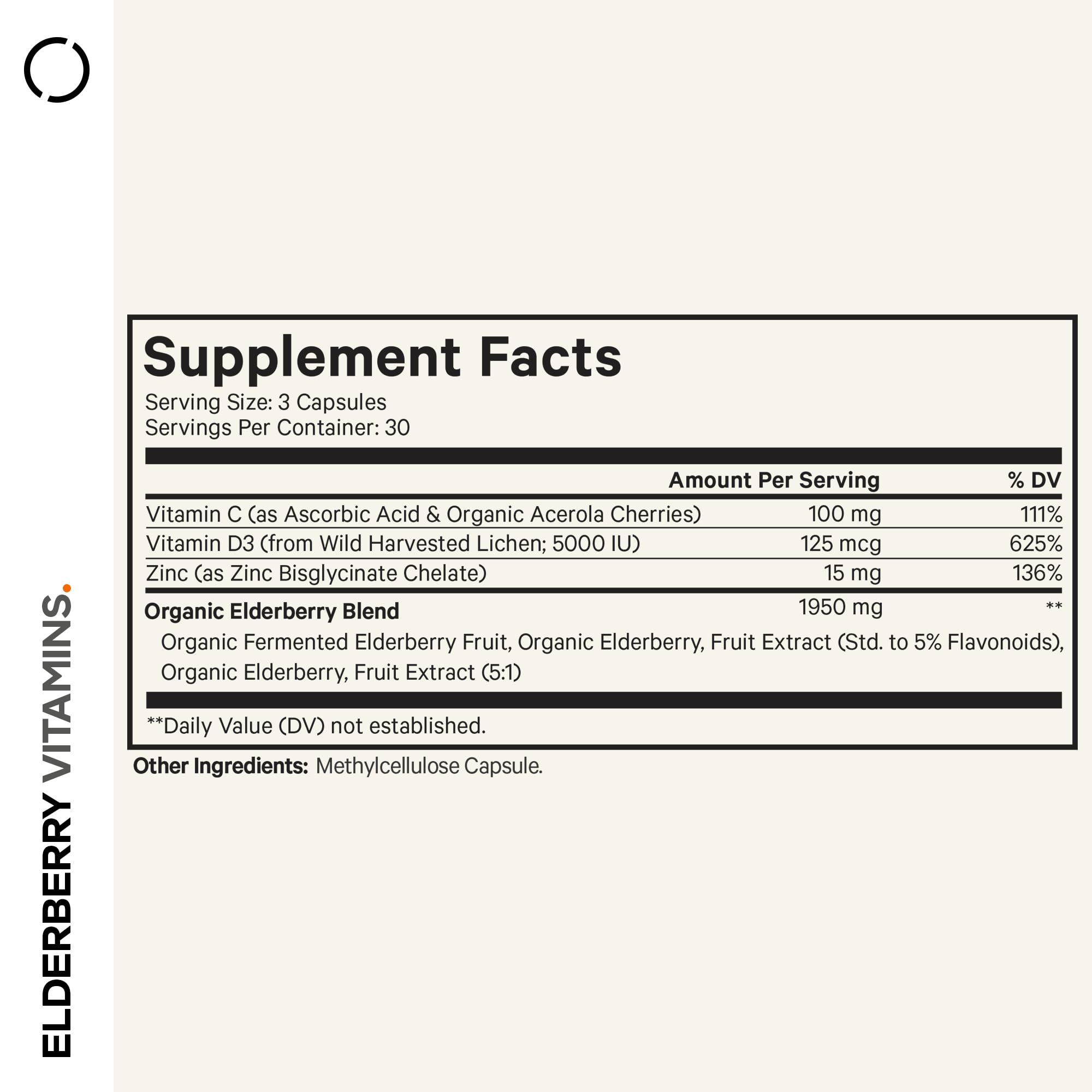 elderberry with vitamin C and D3