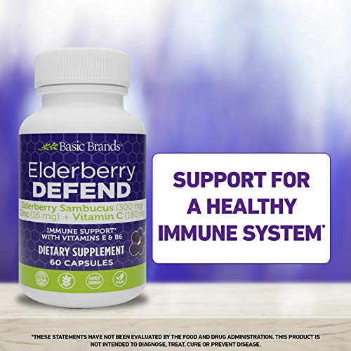 Elderberry with vitamin C and E