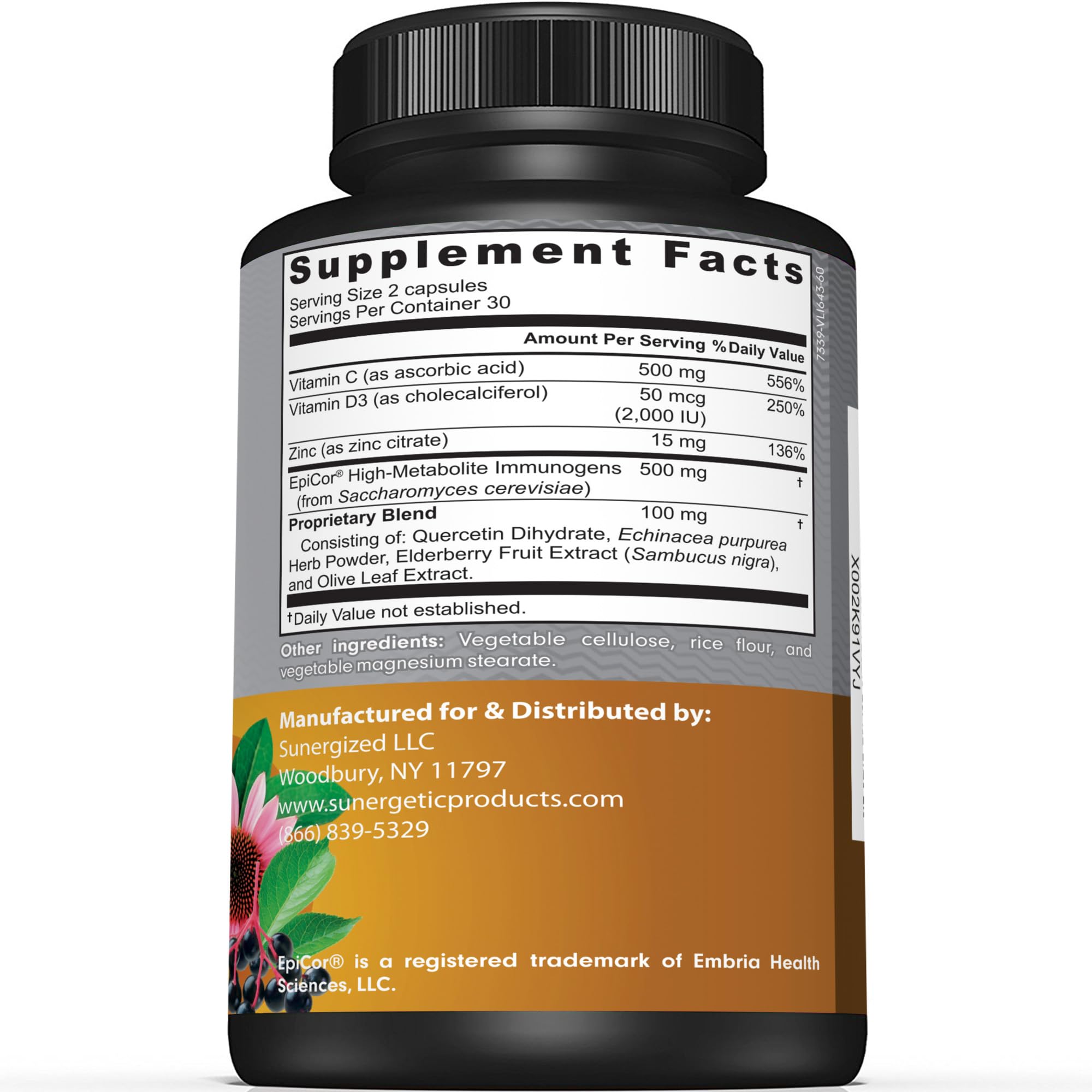 elderberry with vitamin C and zinc