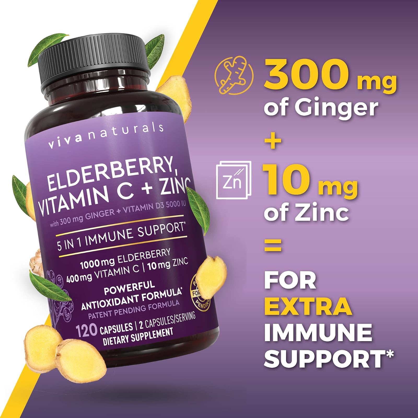 Elderberry with vitamin C benefits