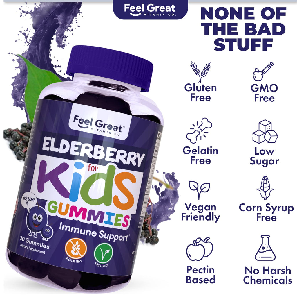 Elderberry with zinc and vitamin C