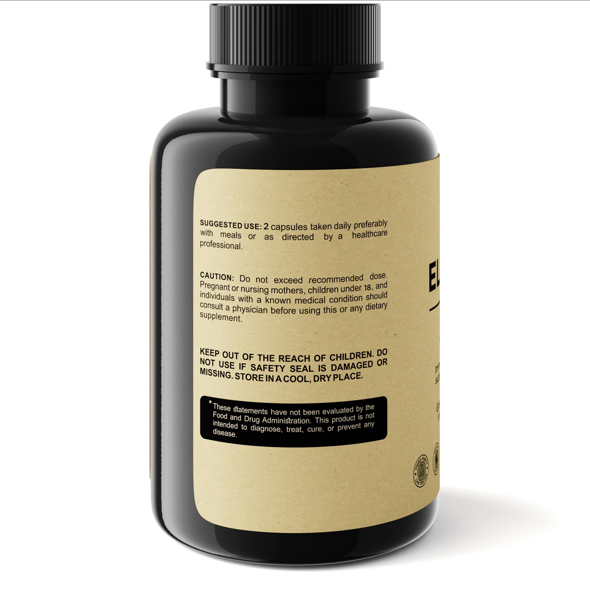 Elderberry with zinc for wellness