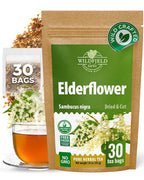 Elderflower herbal tea bags