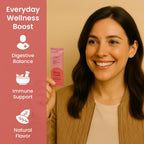 Elderflower probiotic powder for digestion