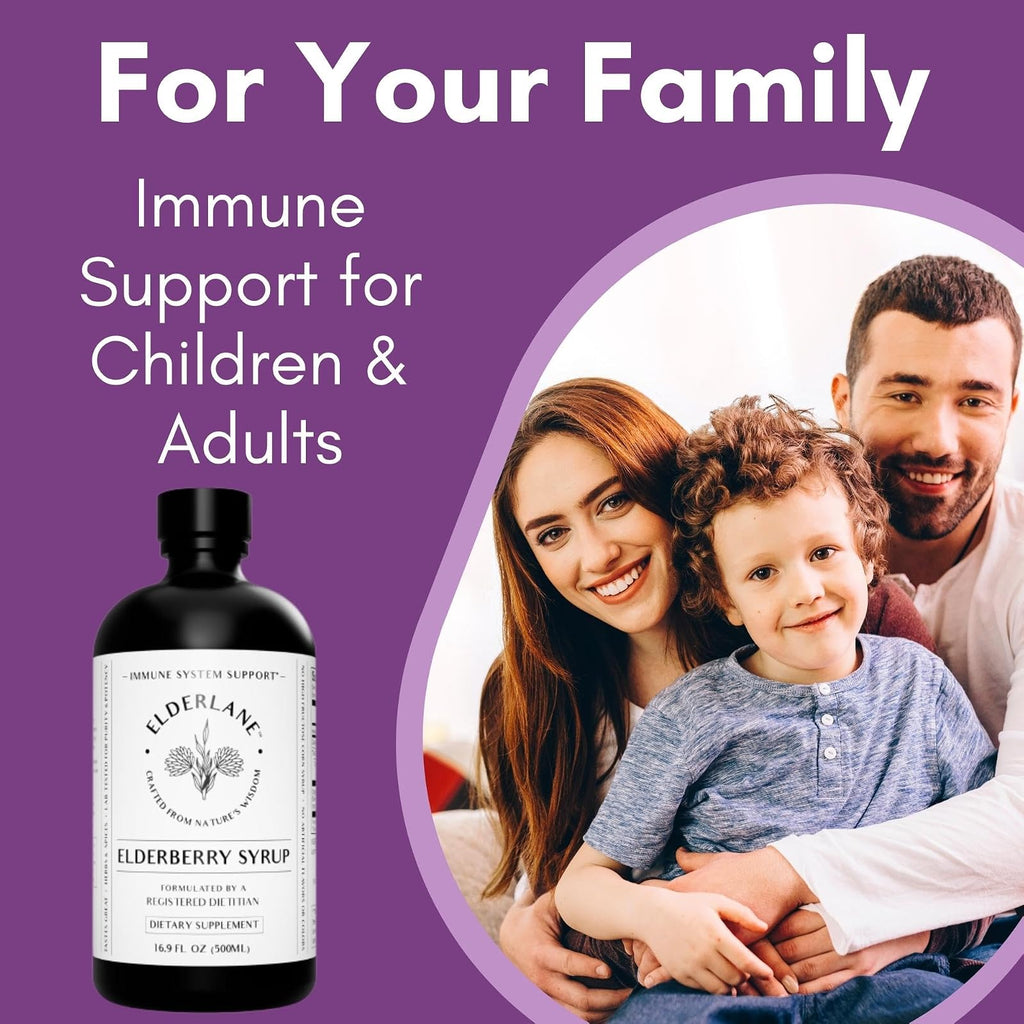 Elderlane elderberry syrup for antioxidants