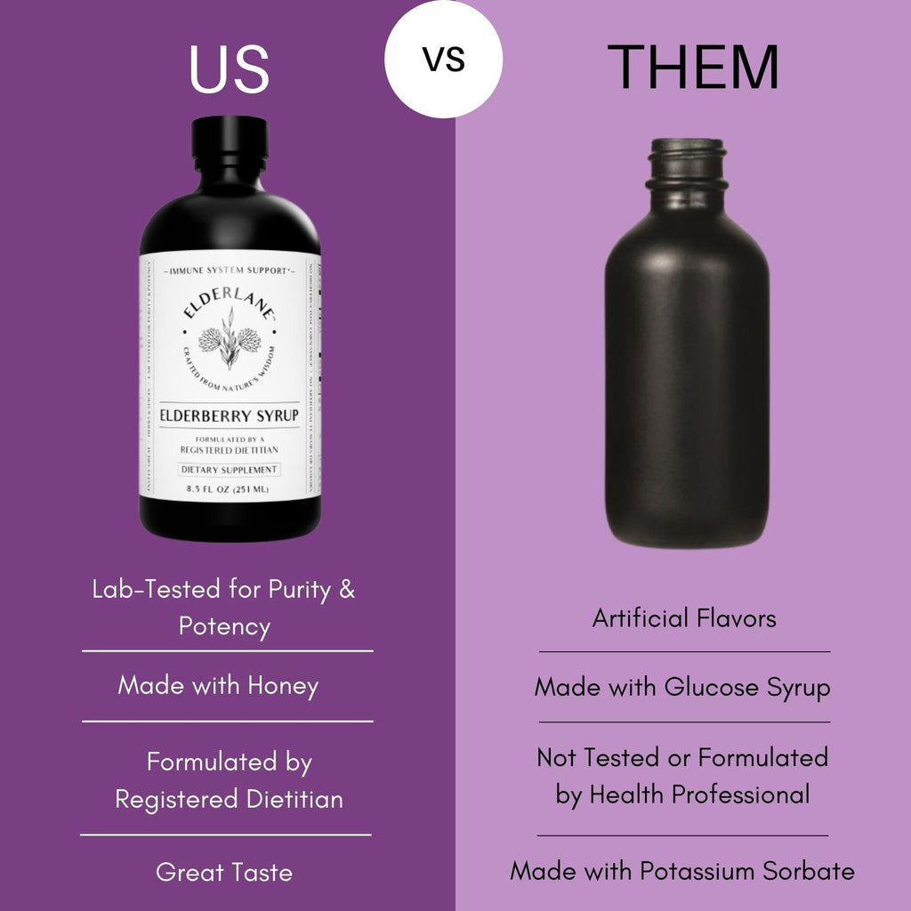 Elderlane elderberry syrup health benefits