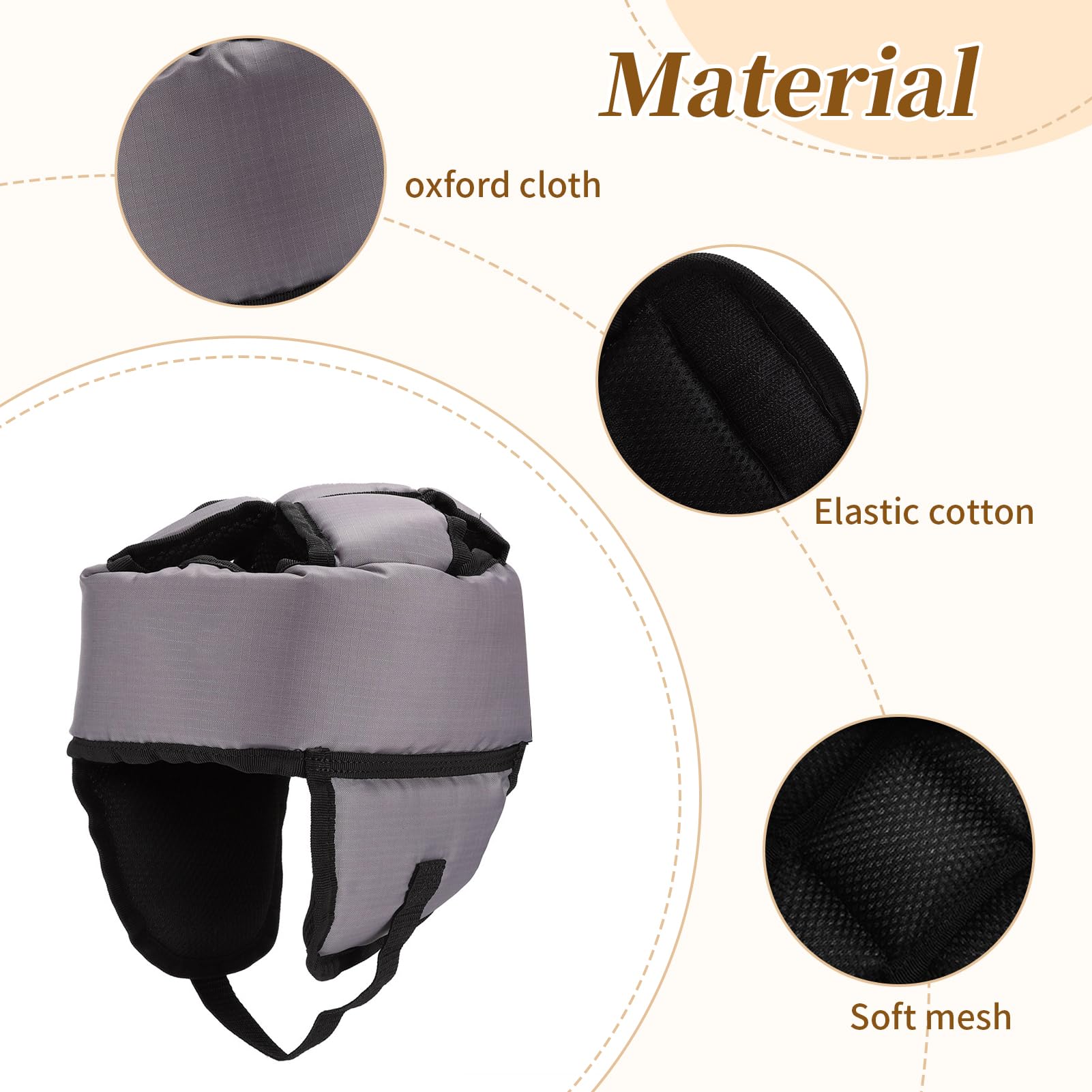 Elderly headgear for fall prevention