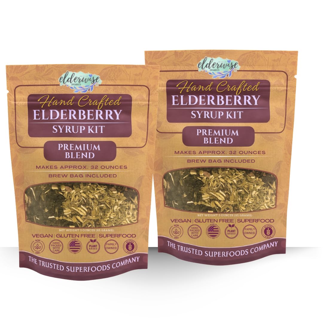 Elderwise elderberry syrup kit benefits