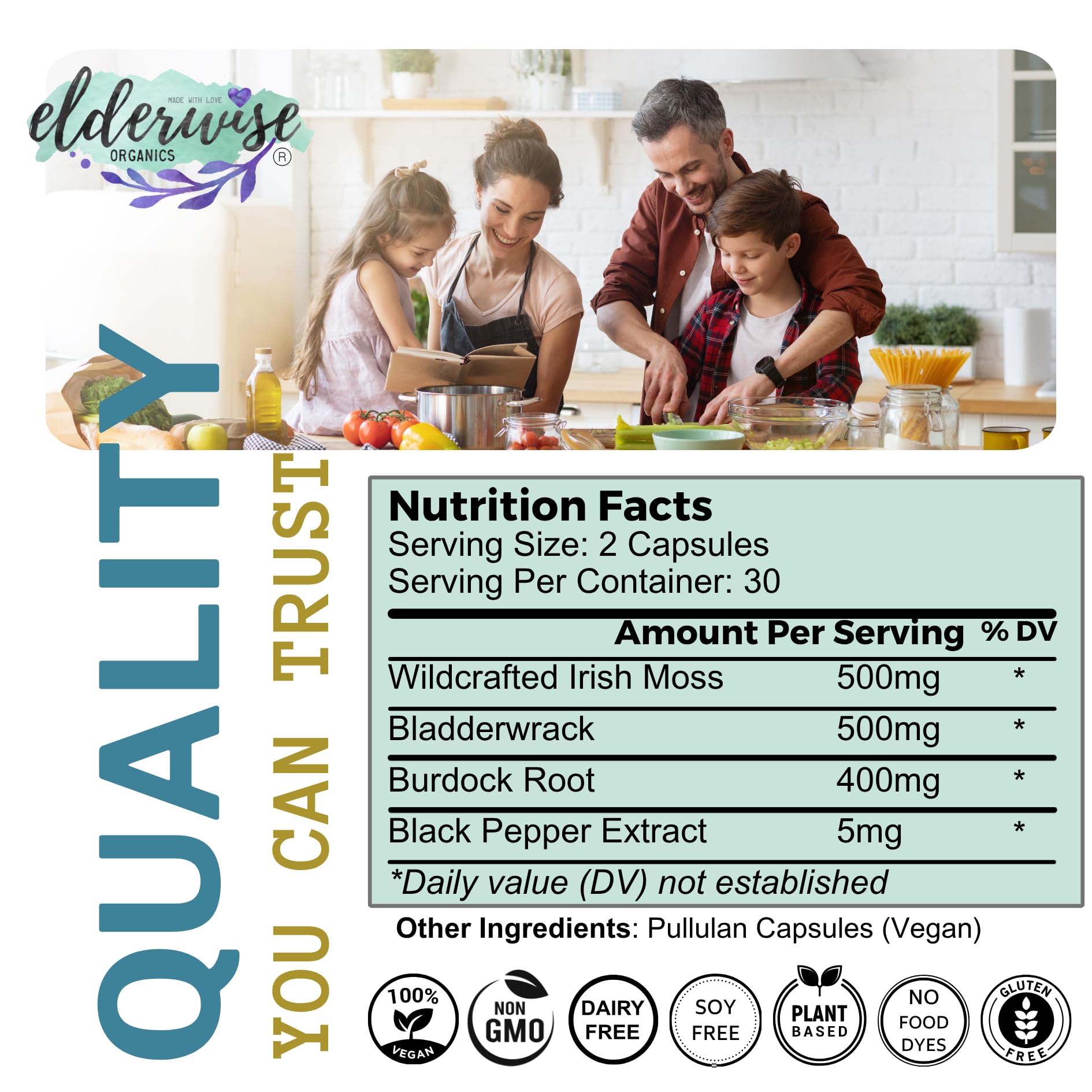 Elderwise Sea Moss for overall wellness