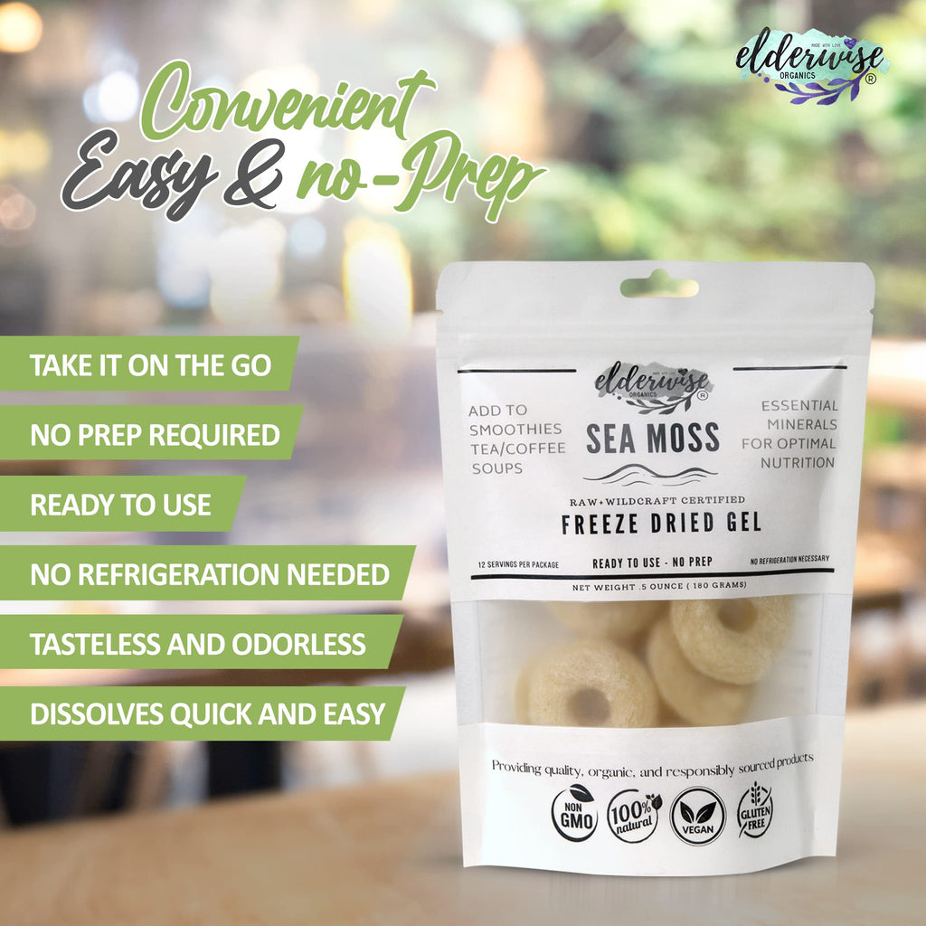 Elderwise sea moss for vegan recipes