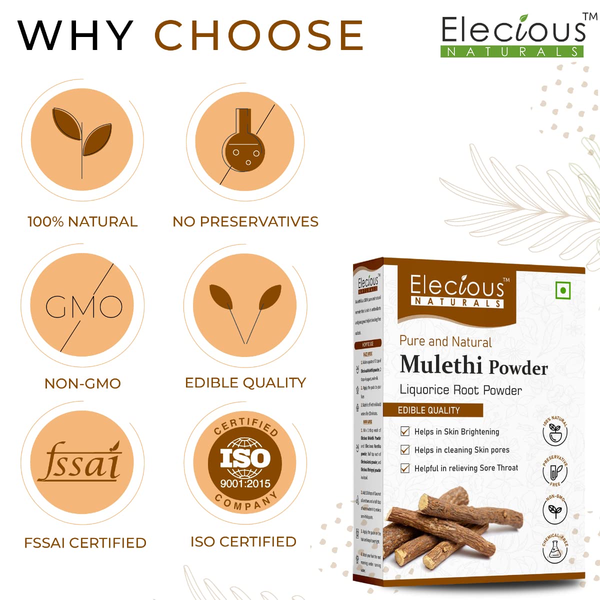 Elecious herbal licorice root