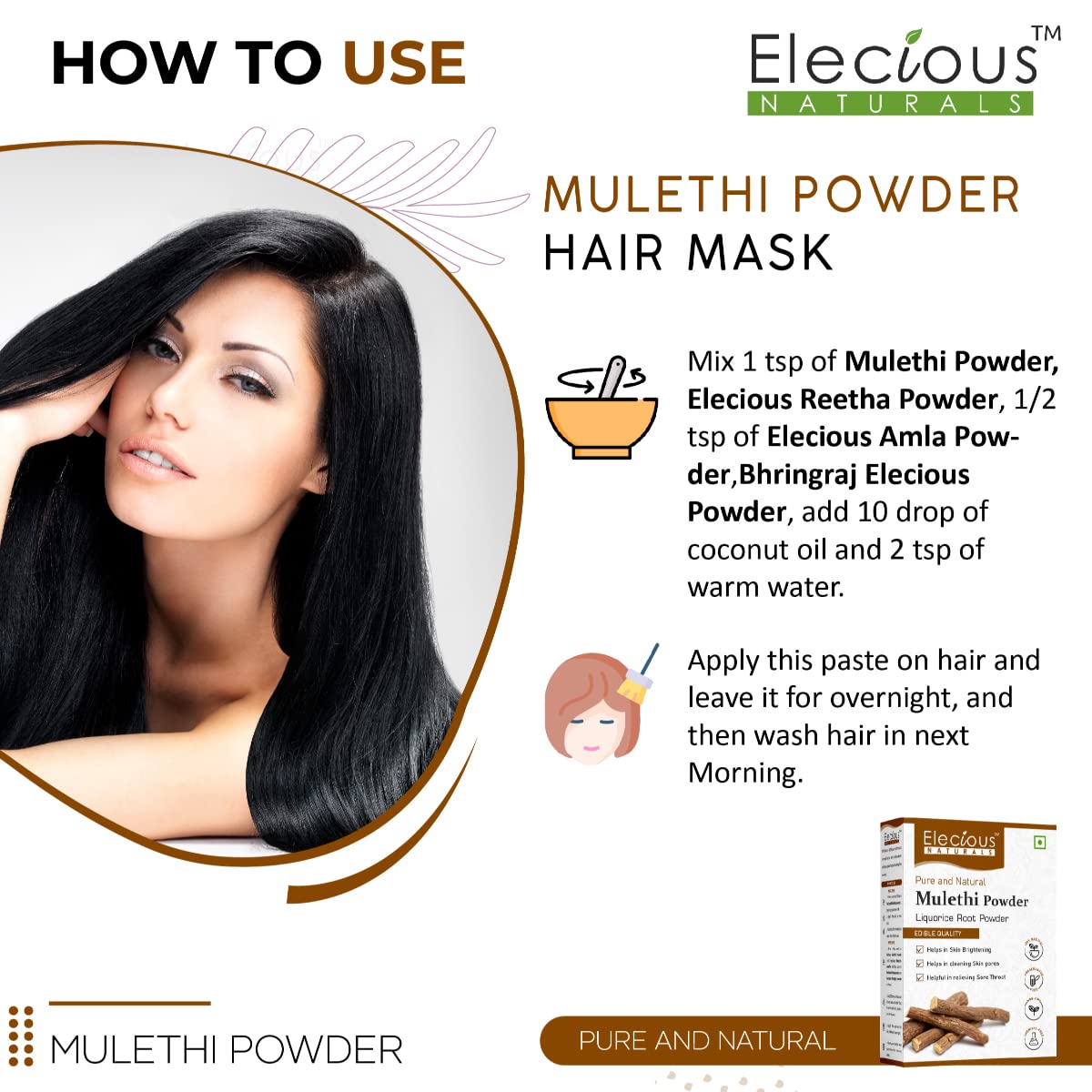 Elecious licorice root powder for cooking