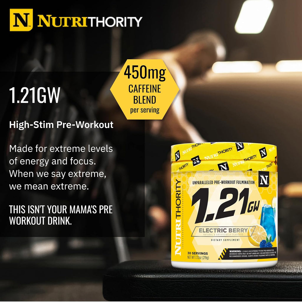 Electric Berry pre workout flavour