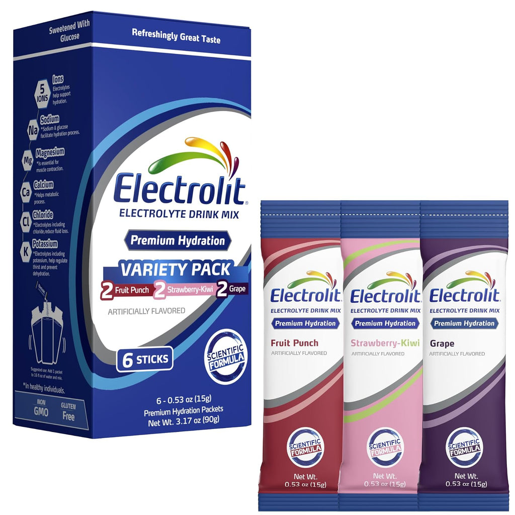 Electrolit hydration electrolyte powder variety