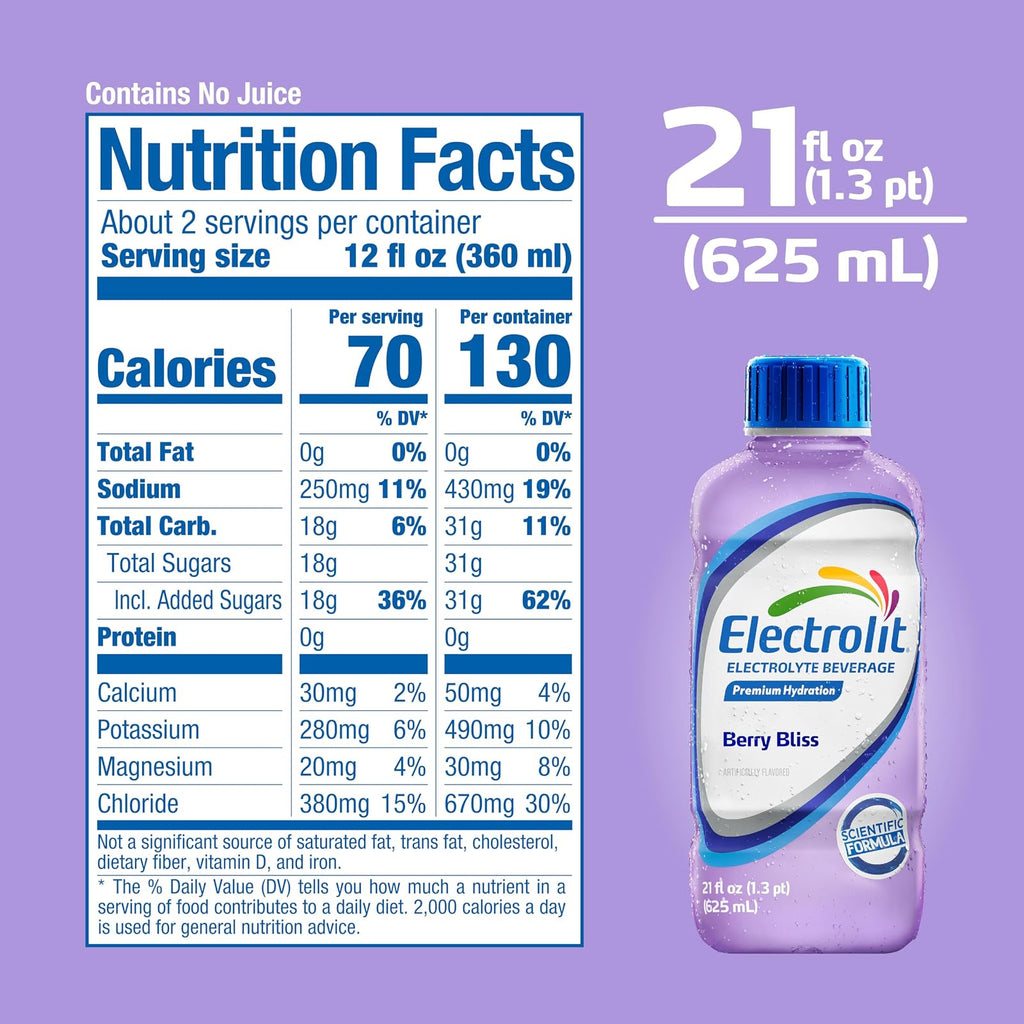 Electrolit refreshing berry flavour beverage