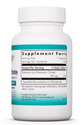 Electrolyte balance with potassium citrate