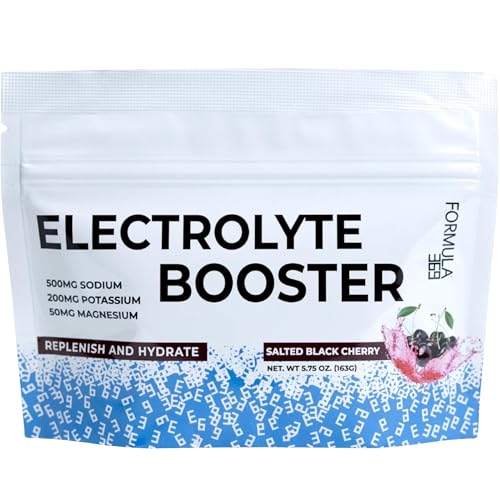 Electrolyte booster black cherry flavour