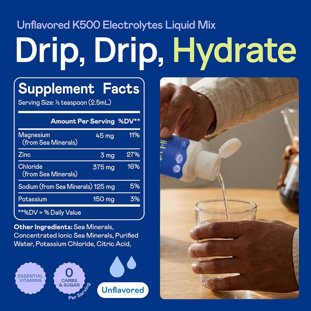 electrolyte concentrate for hydration support