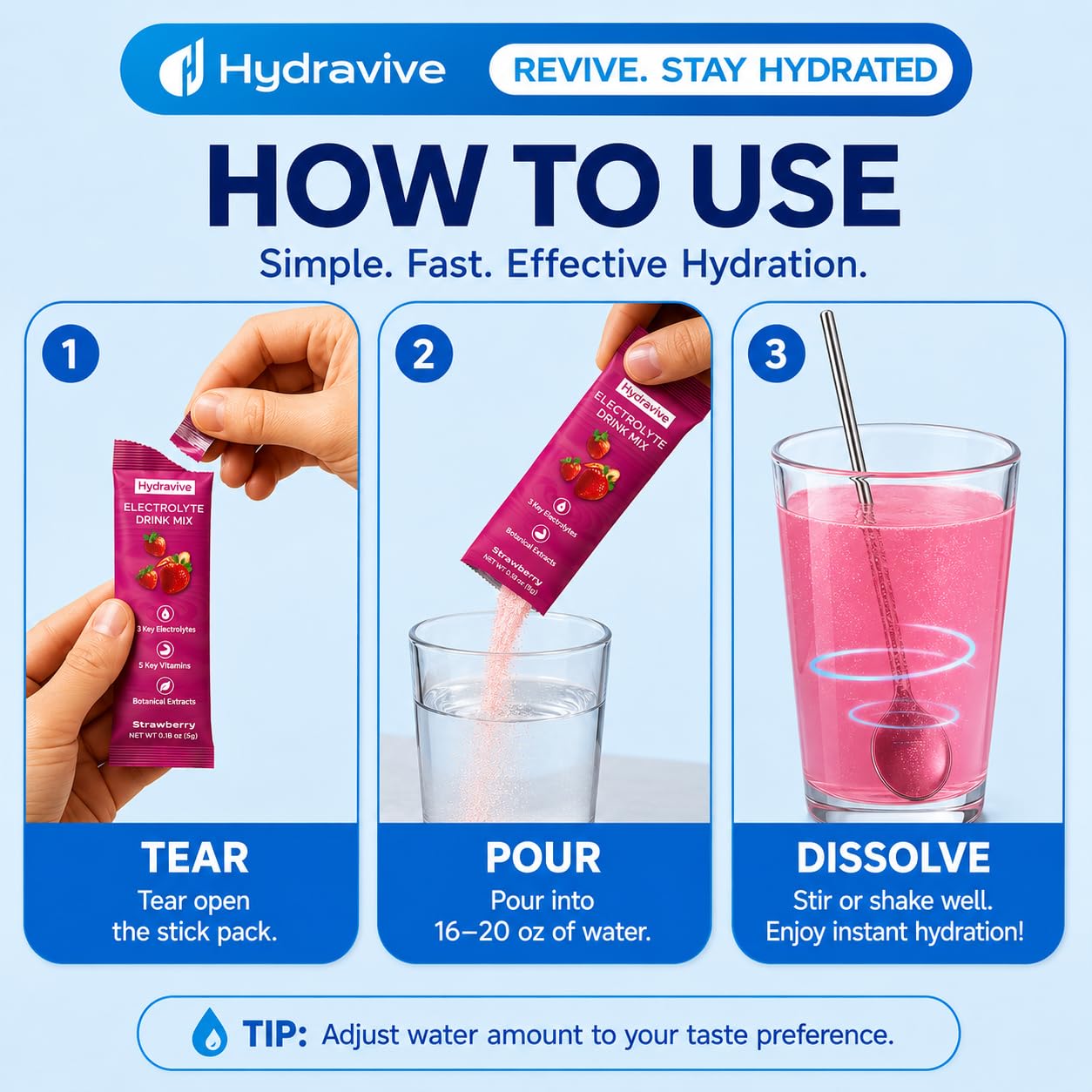 electrolyte drink for active lifestyles