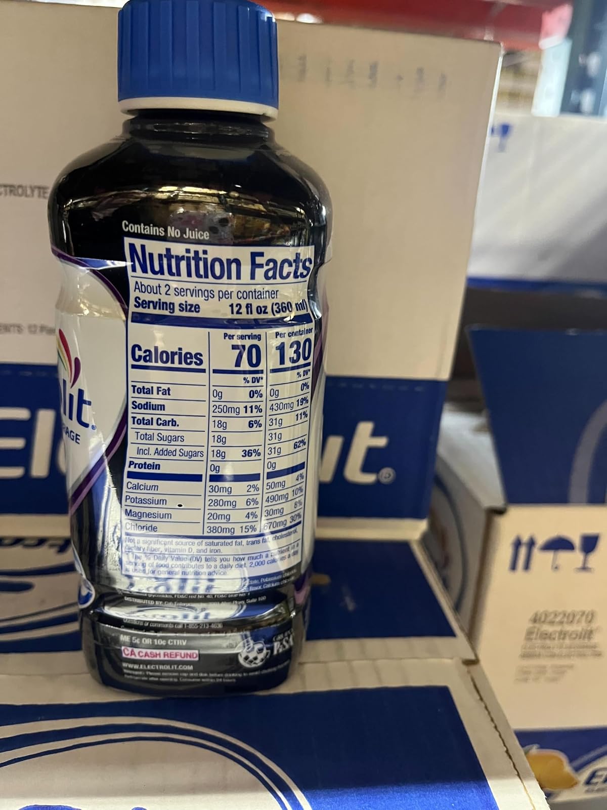 Electrolyte drink for active lifestyles