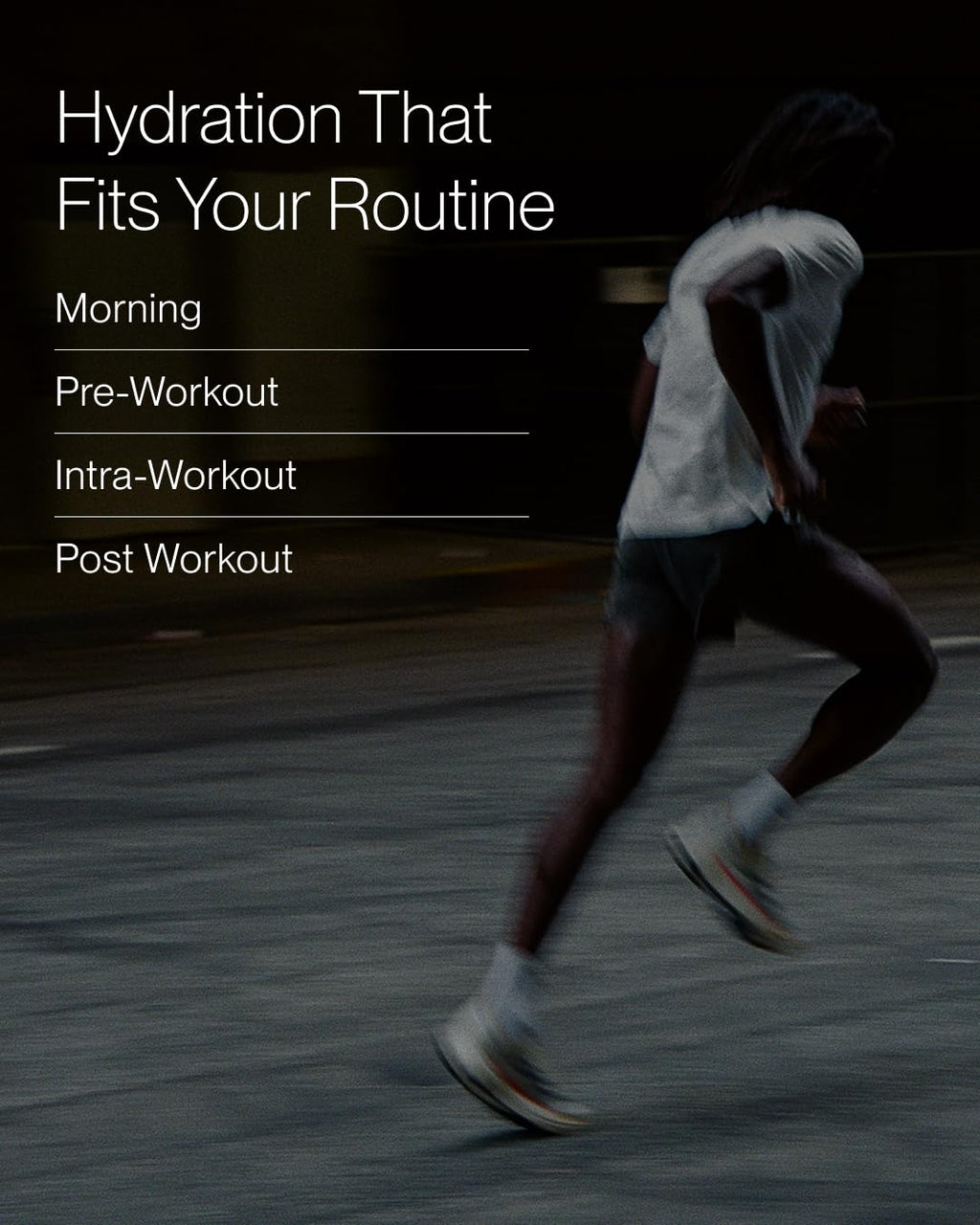 Electrolyte drink for post-workout recovery