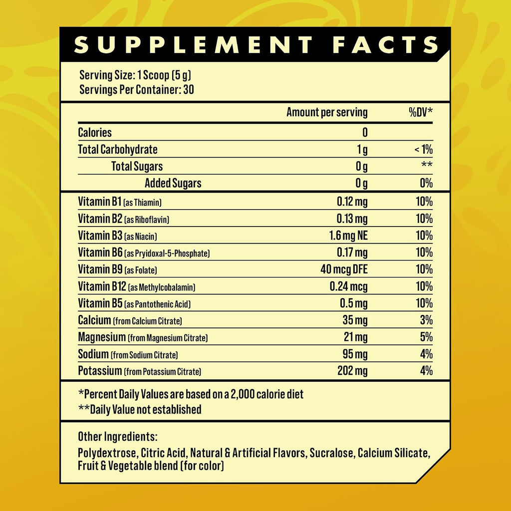 electrolyte drink mix for athletes