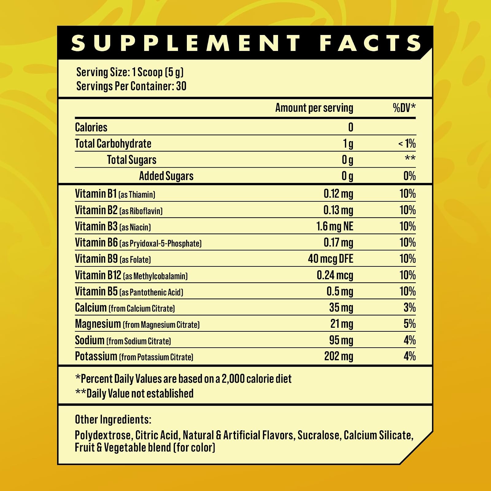 electrolyte drink mix for athletes