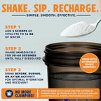 Electrolyte drink mix for hot weather