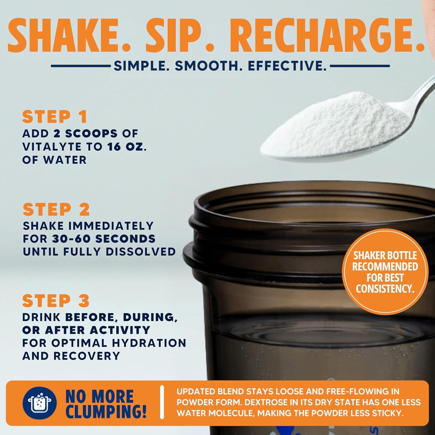 Electrolyte drink mix for hot weather