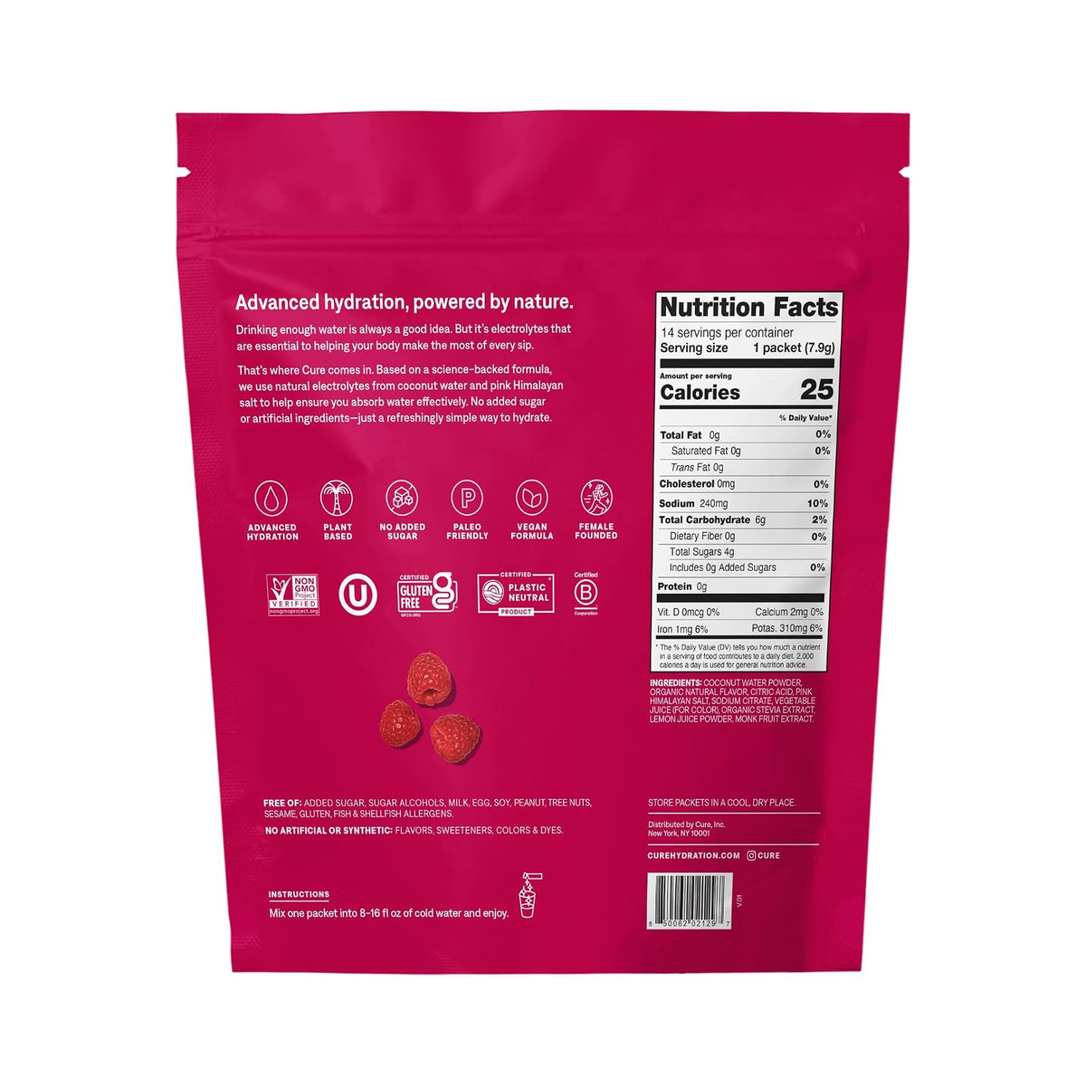 electrolyte drink mix for hydration
