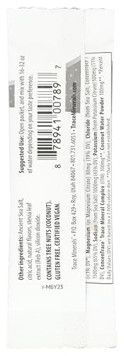Electrolyte drink mix with trace minerals