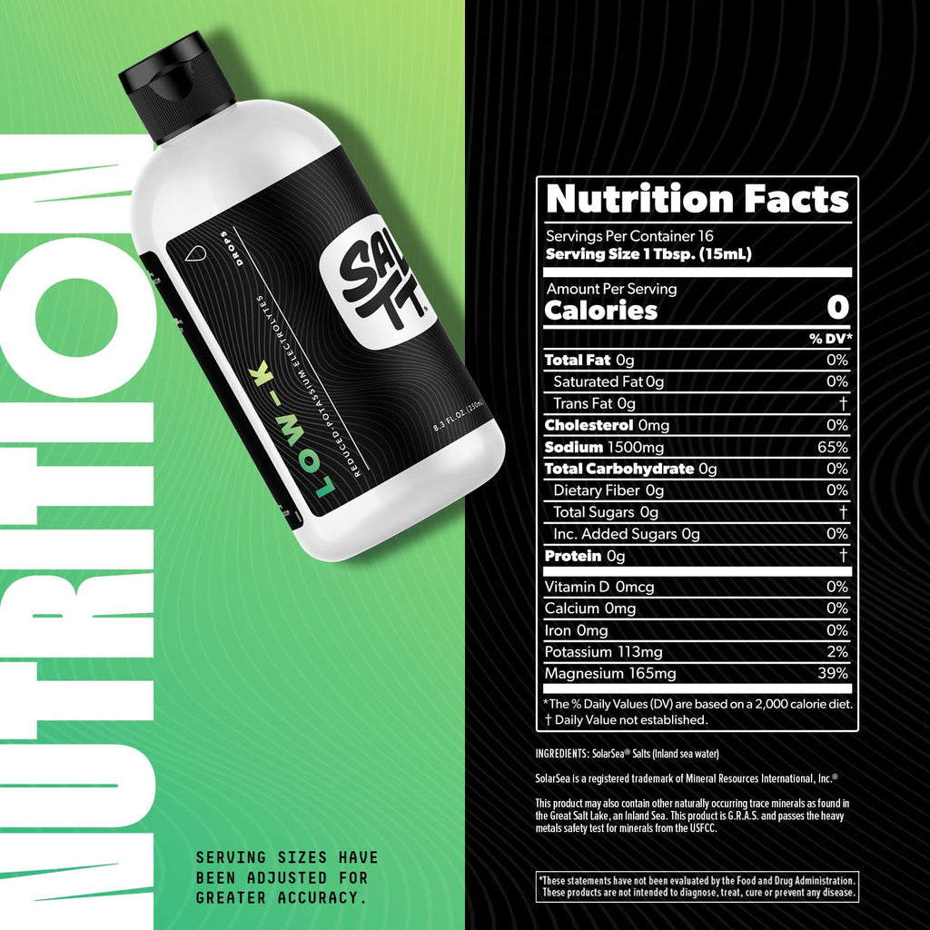 electrolyte drops for improved endurance