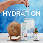 Electrolyte drops for refreshing drinks