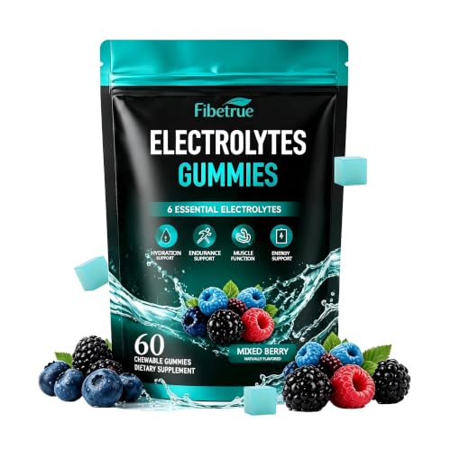 Electrolyte gummies for hydration support