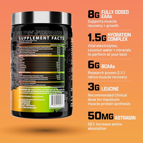 Electrolyte infused BCAAs supplement