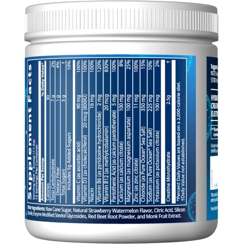 electrolyte infused creatine supplement